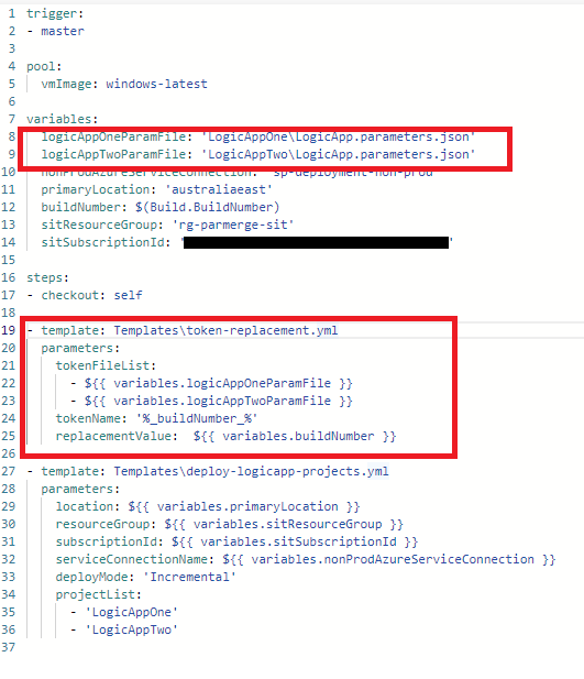 Devops Pipeline Token Replacement Template Connectedcircuits 2488